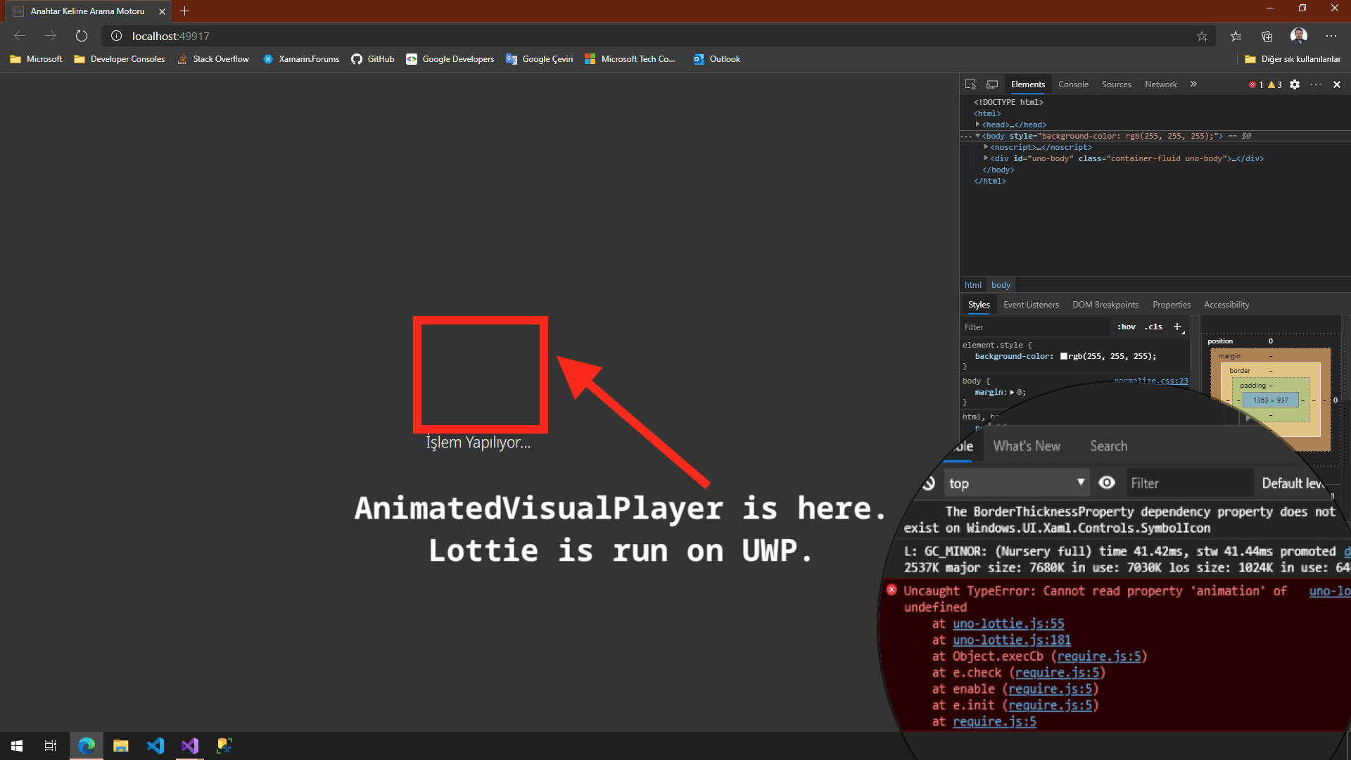 Uncaught Type JavaScript Error In Uno.Lottie · Issue #3249 · unoplatform/uno · GitHub