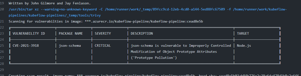 Fix json-schema CVE · Issue #16 · StatCan/kubeflow-pipelines · GitHub