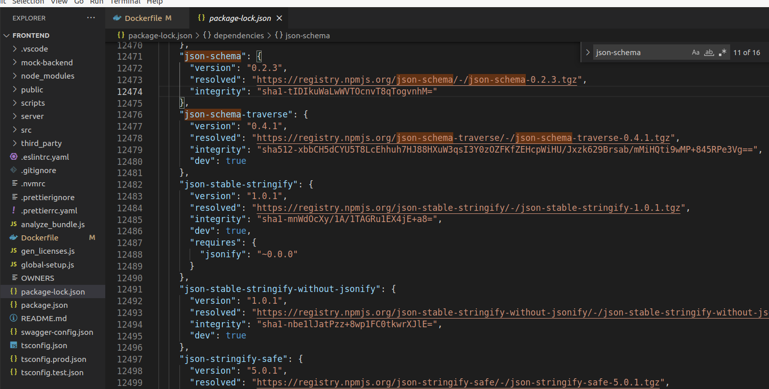 Fix json-schema CVE · Issue #16 · StatCan/kubeflow-pipelines · GitHub