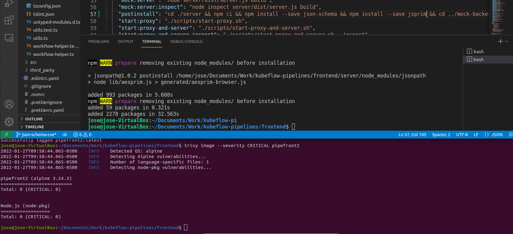 Fix json-schema CVE · Issue #16 · StatCan/kubeflow-pipelines · GitHub