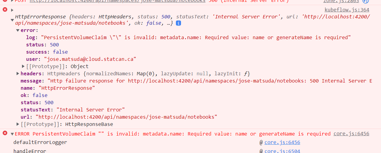 1.6: Fix volumes · Issue #158 · StatCan/jupyter-apis · GitHub