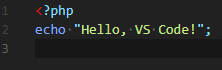 Bracket pair colorization is broken for PHP when using end PHP tags (`?>`) before a closing ...