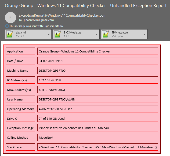 V2.3 does hang during DirectX WWDDM2 check on my W10 21H1 PC · Issue #12 · orangegrouptech ...