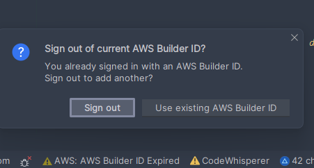 Re-connect prompt never stops · Issue #3798 · aws/aws-toolkit-jetbrains ...