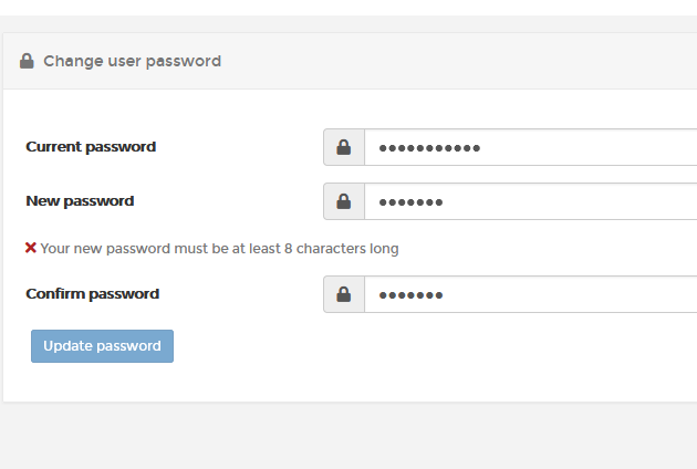Internal Authentication, have consistency with password length · Issue #4800 · portainer ...