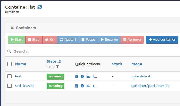 Portainer Ce 260 Bug Home Page View Does Not Update In Realtime · Issue 5242 · Portainer 0762