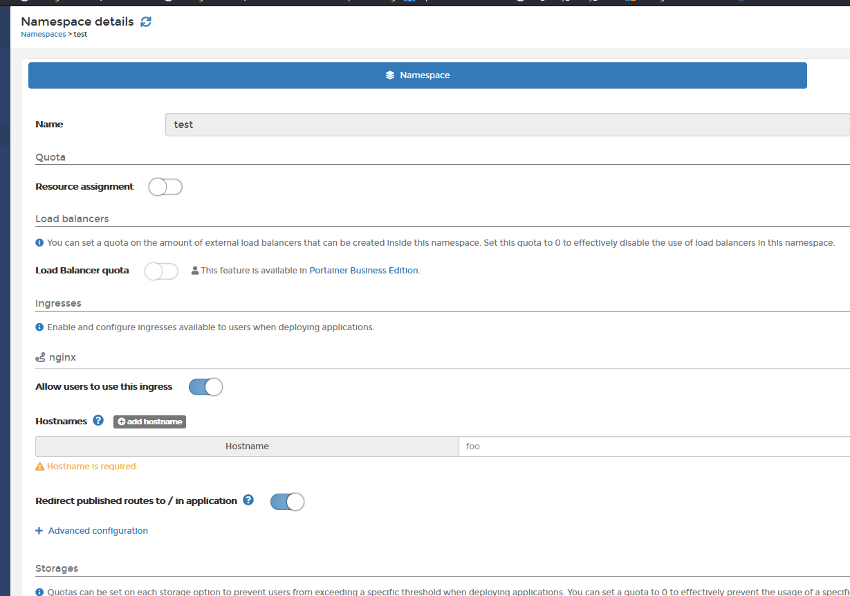 Portainer CE 2.6.0 bug, Ingress config is lost when deleting an application deployed with ...