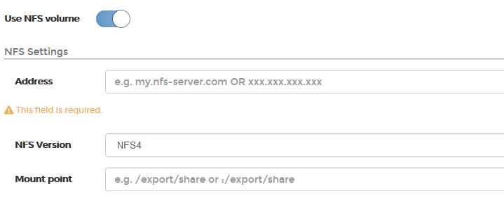 Revise the UX for creation of NFS volumes · Issue #3786 · portainer ...
