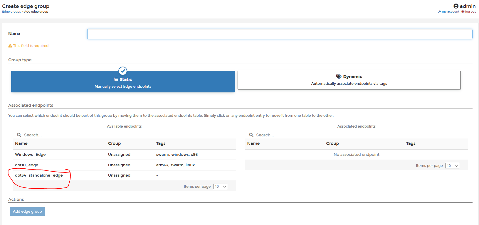 Edge Groups - remove ability to add non-swarm endpoints to an edge ...