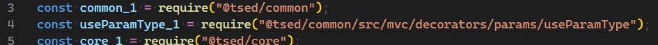 [BUG] Cannot find module '@tsed/common/src/mvc/decorators/params/useParamType' · Issue #773 ...