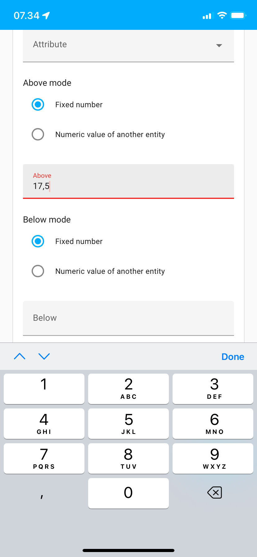 Decimal separator (dot) not available in iOS app, when using danish keyboard as default · Issue ...