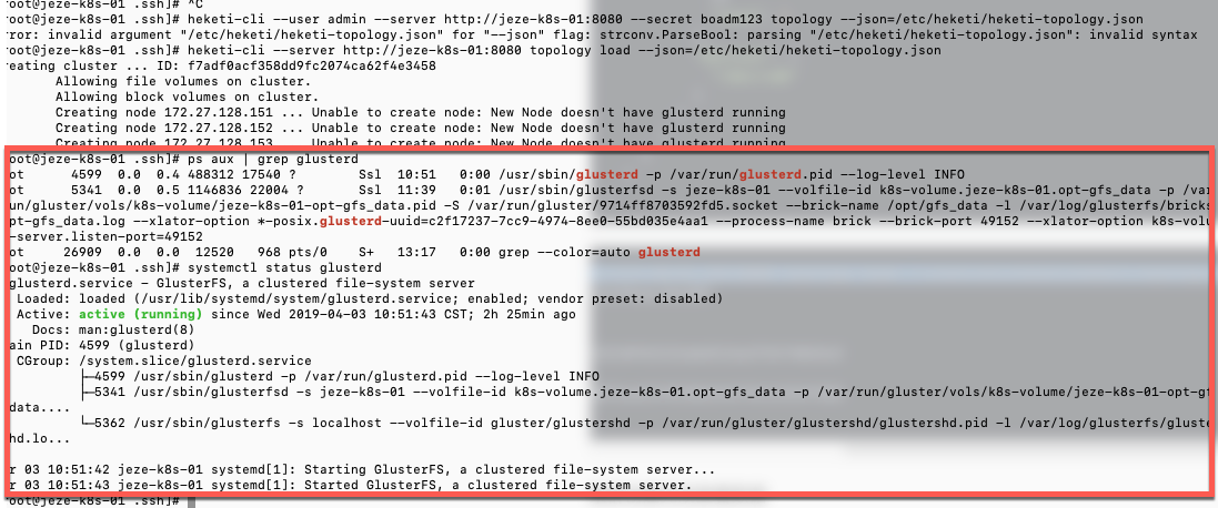 Glusterd setup not clear - running glusterd but system says I am not ...