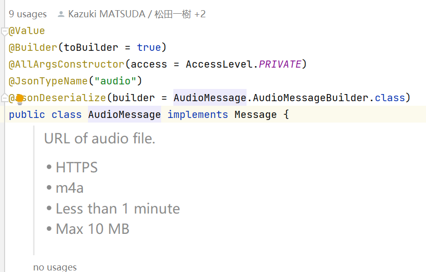 question: real length limit of a voice message? · Issue #918 · line/line-bot-sdk-java · GitHub