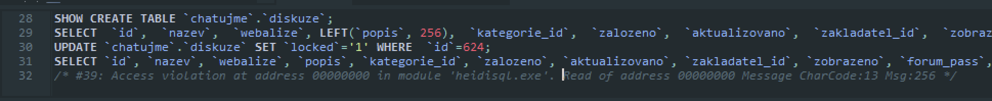 When enter pressed in edit value in "data" tab. · Issue #1518 · HeidiSQL/HeidiSQL · GitHub
