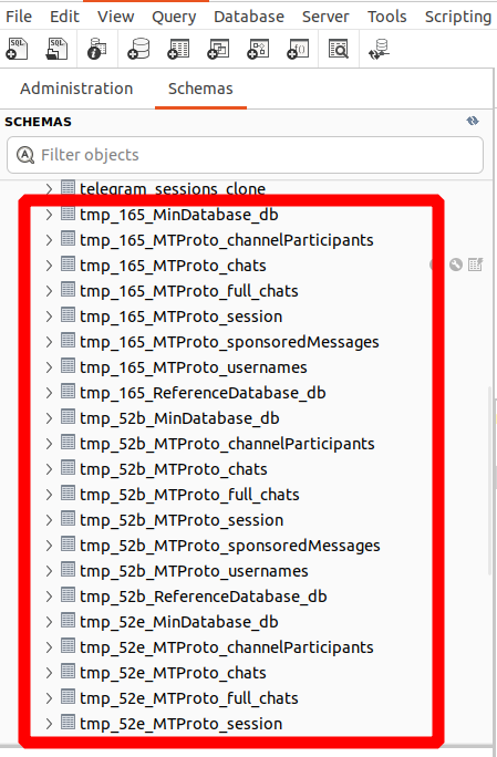 Multiple Tables In Mysql Database · Issue 1371 · Danog Madelineproto · Github
