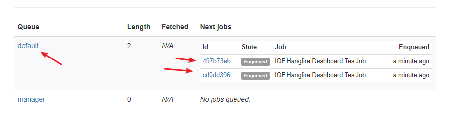 The queue name of the job triggered by requeue button in the dashboard is always default · Issue ...