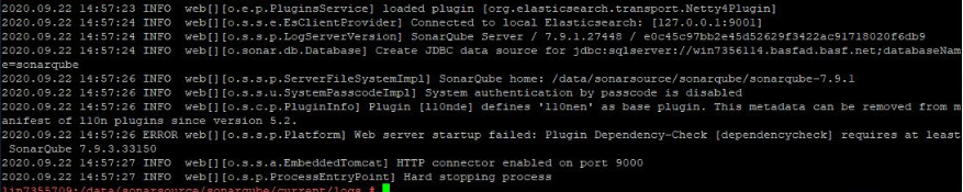 Sonar Dependency Check 206 Crashes Sonarqube 791 · Issue 280 · Dependency Checkdependency 