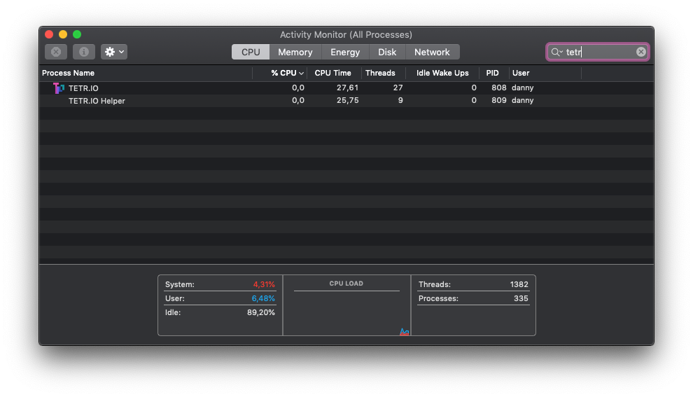 Tetr.io Desktop on macOS doesn't quit when window is closed or exit button is pressed · Issue ...