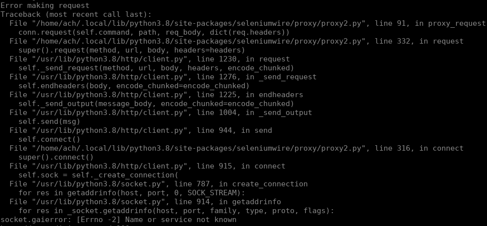 I don't want to use a proxy, but it keeps getting an error · Issue #130 · wkeeling/selenium-wire ...