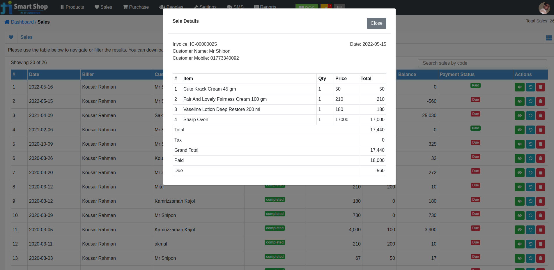 GitHub - kousar2334/pims: Pos and inventory management software