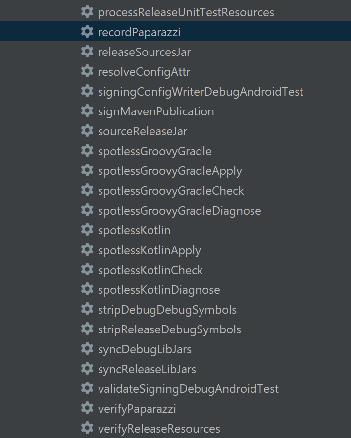 Set group for gradle tasks · Issue #413 · cashapp/paparazzi · GitHub