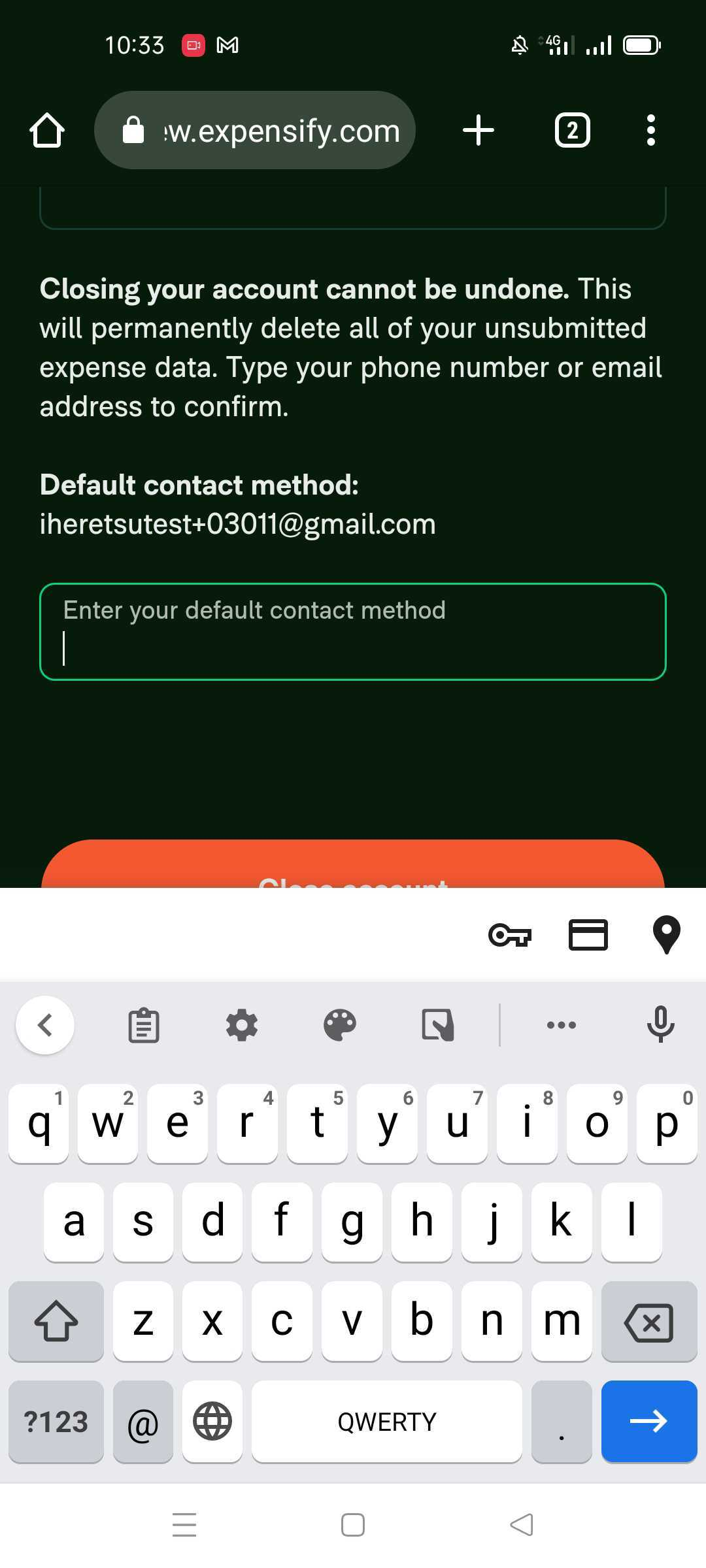 8000 Mwebchrome Overlapping Or Hiding Buttons By Keyboard · Issue 14057 · Expensifyapp