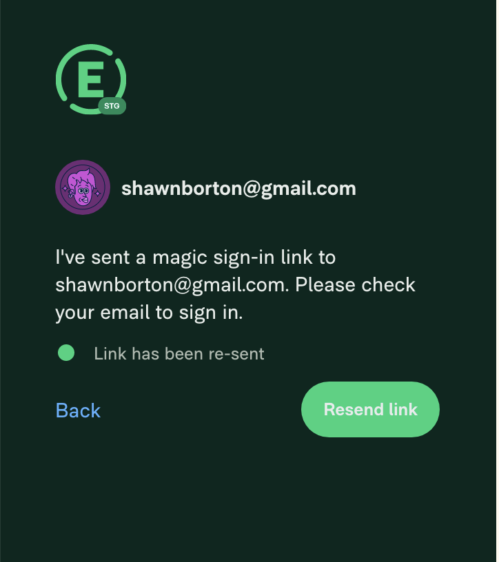 [HOLD for payment 2023-05-16] [$2000] Secondary login - Resend magic code link looks like not ...