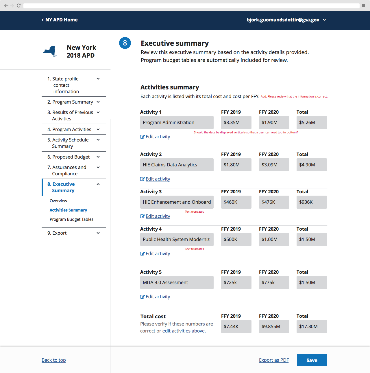 Design the Executive Summary section that uses the CMS design system · Issue #1457 · Enterprise ...