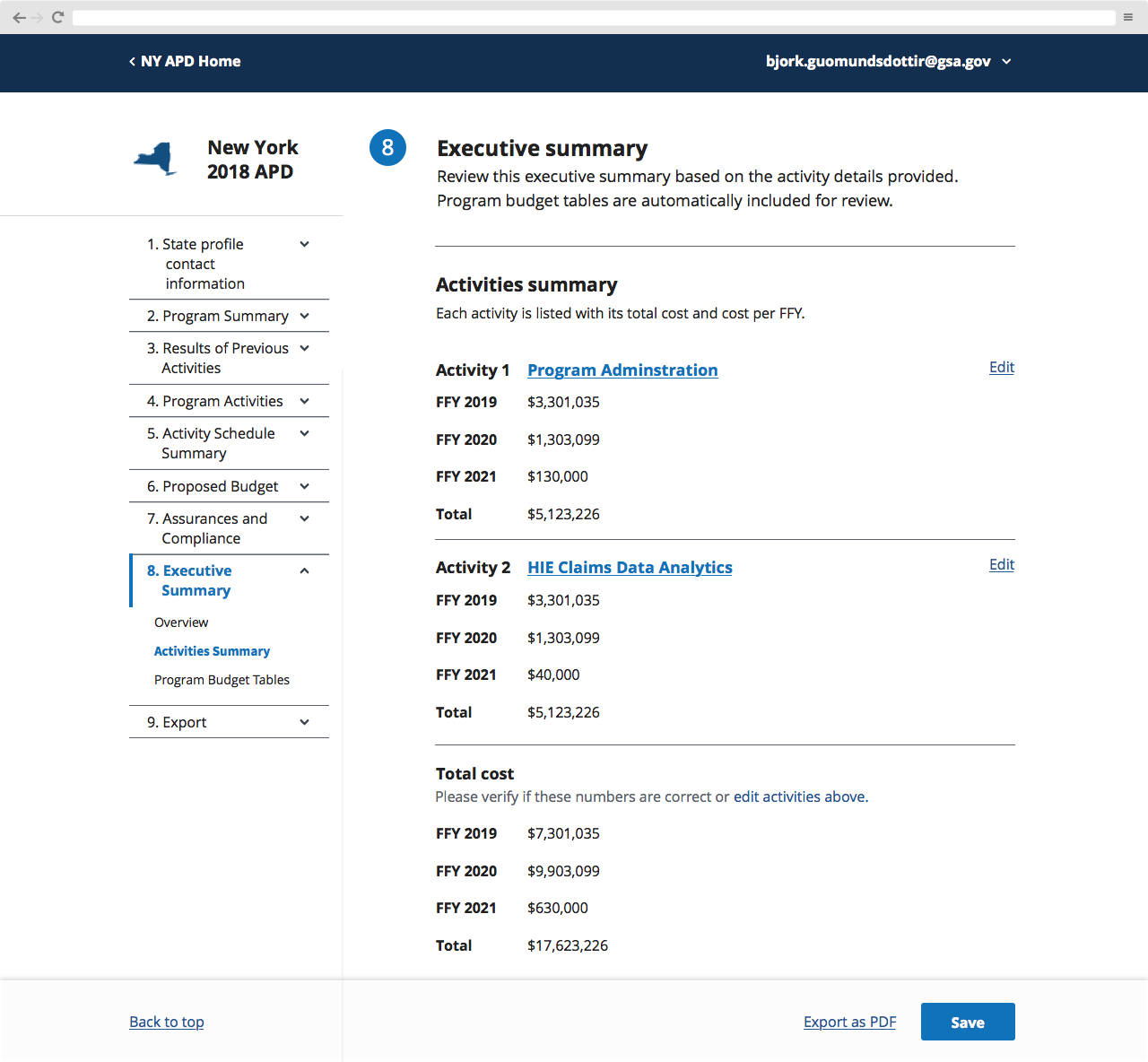 Design the Executive Summary section that uses the CMS design system · Issue #1457 · Enterprise ...