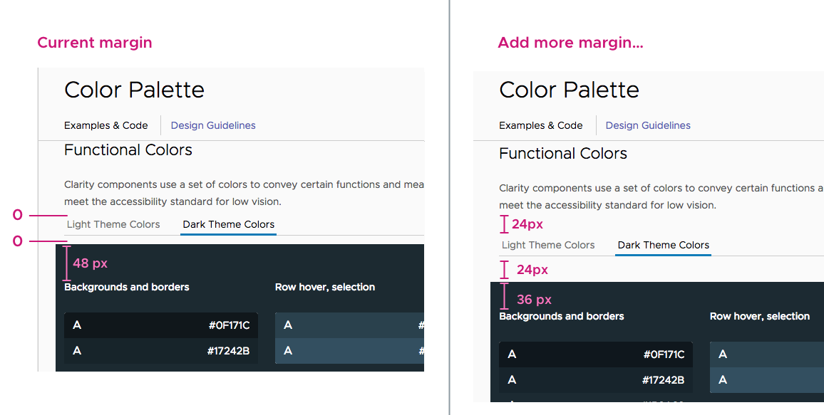 Color palette doc-missing hex numbers and minor improvements · Issue ...
