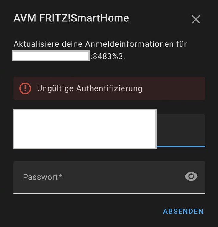 FritzBox integration authentication not working · Issue #69898 · home-assistant/core · GitHub