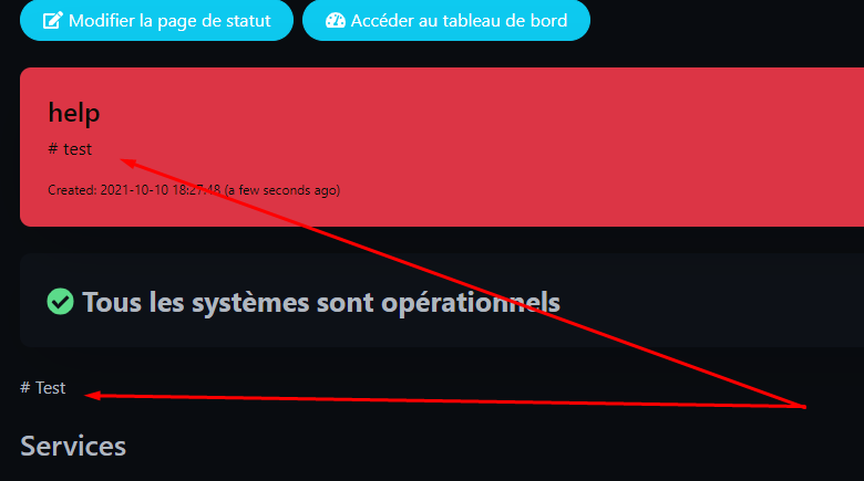 [Feature Req.] Add markdown on incident + description of Uptime Kuma · Issue #635 · louislam ...