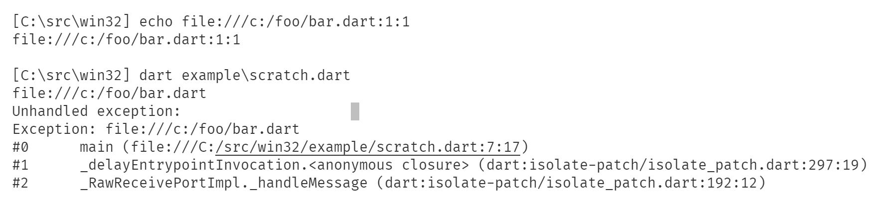 [LSP] Invalid file path during `textDocument/hover` on Windows · Issue #47534 · dart-lang/sdk ...