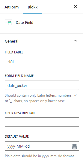 JetFormBuilder - Connecting two datepicker , disbale past dates - Code ...