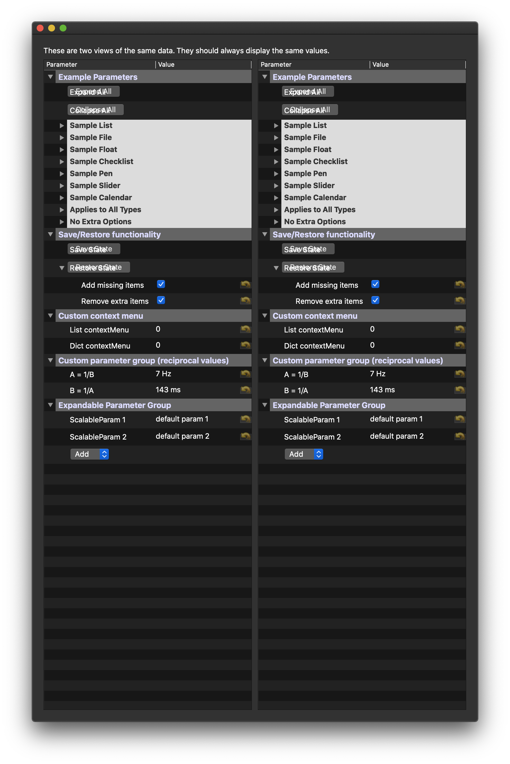 ParameterTree example does not work · Issue #2046 · pyqtgraph/pyqtgraph · GitHub