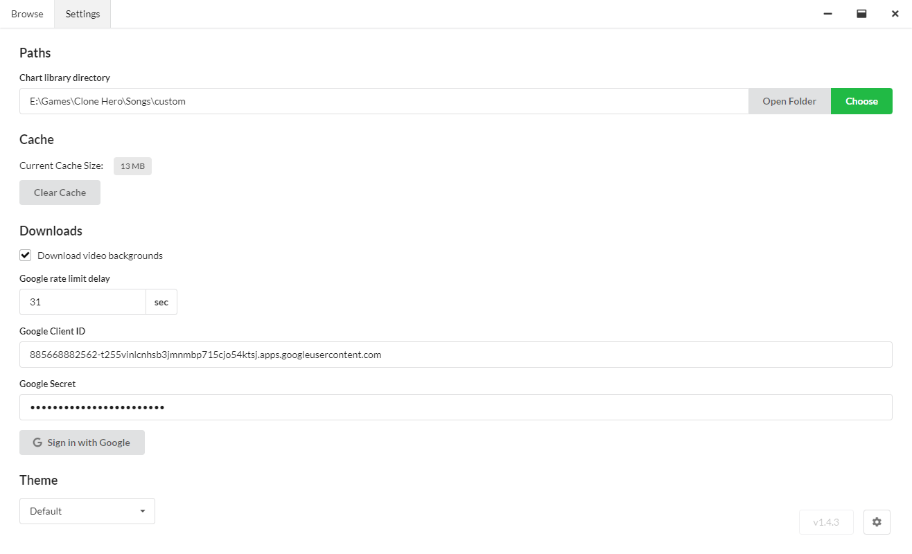 "Sign in with Google" to remove rate limit delay returns `Error 401 ...