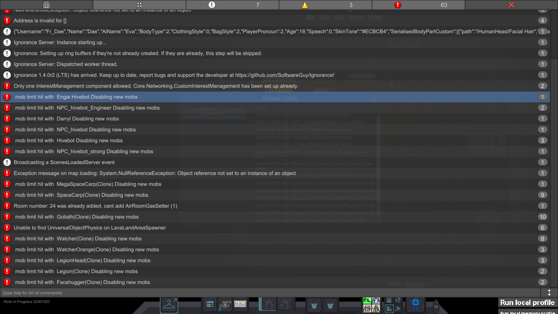increased the limit of active mobs · Issue #8864 · unitystation/unitystation · GitHub