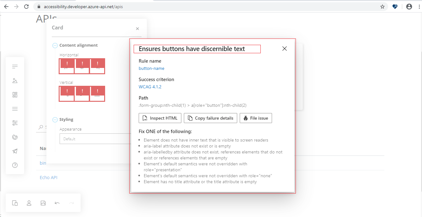 Ensures buttons have discernible text (a[role="button"]:nth-child(2 ...