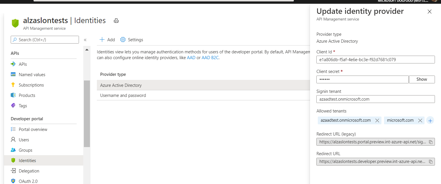 New Developer portal redirecting to incorrect page after OAuth signin. · Issue #1015 · Azure/api ...