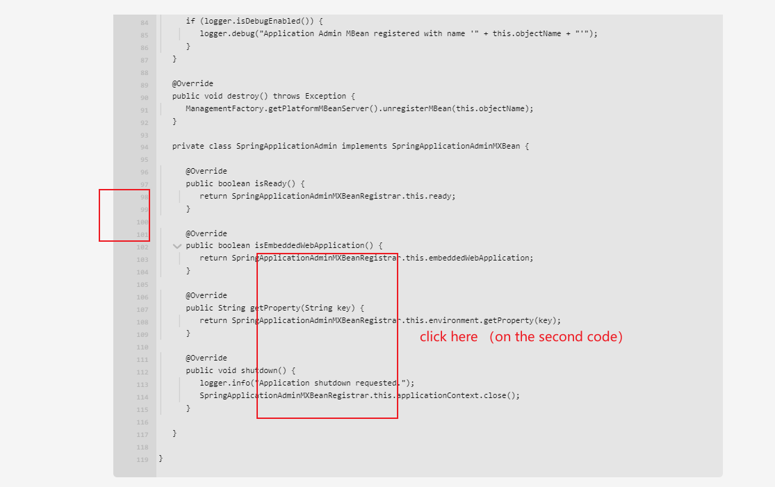 Bug: in editing mode, when I click on the bottom of the long code block , it indents to the ...