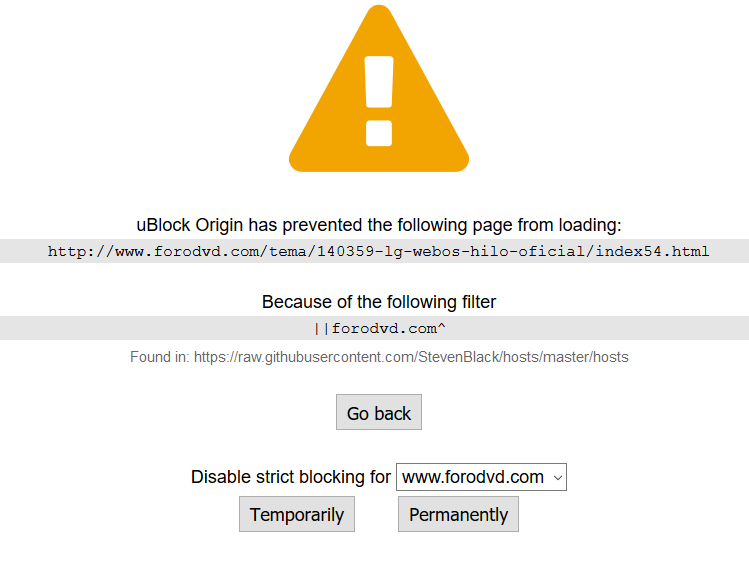 Spanish Forum Blocked · Issue #559 · StevenBlack/hosts · GitHub
