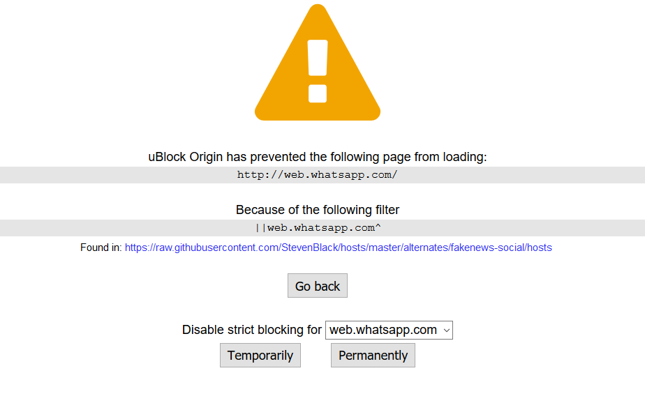 web.whatsapp.com · Issue #798 · StevenBlack/hosts · GitHub