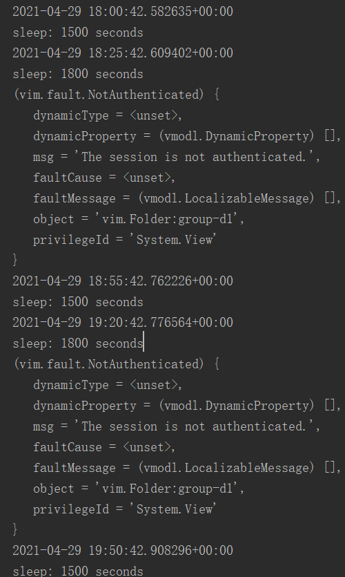 The session is not authenticated after sleeping 30mins · Issue #953 ...