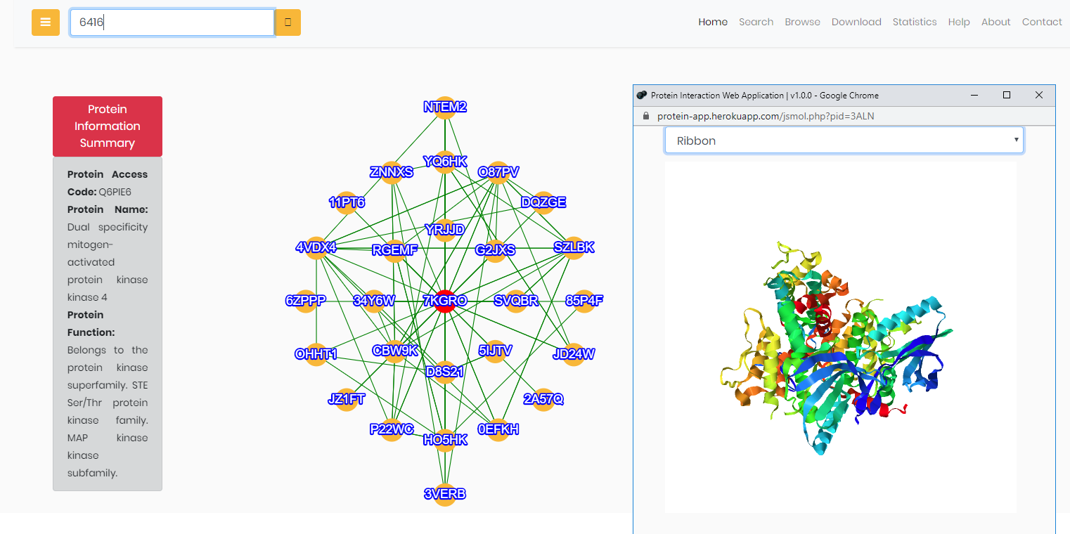 GitHub - hamsheed-salamut/protein-interaction-app: Integration 3D ...