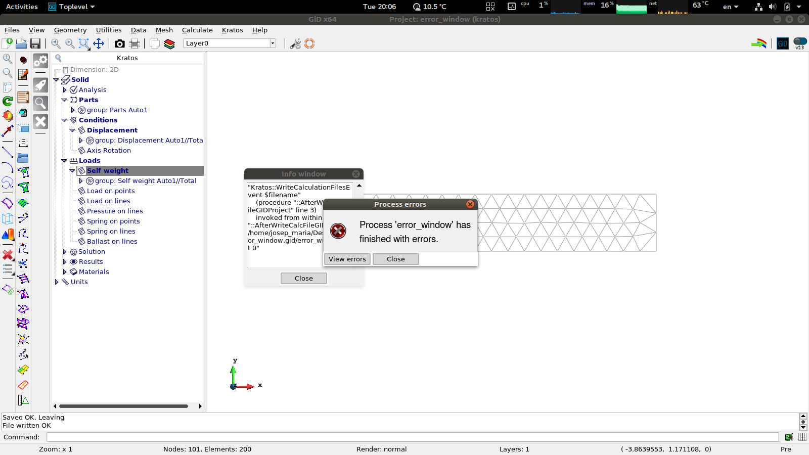 Clear Error Report is needed · Issue #303 · KratosMultiphysics/GiDInterface · GitHub
