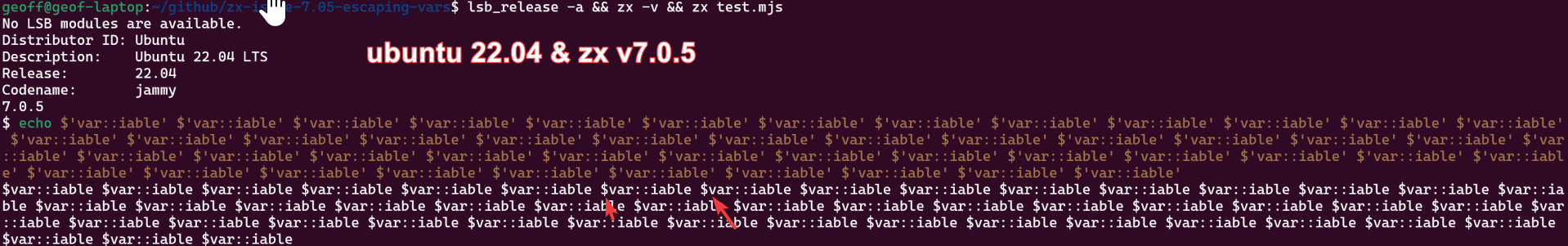 Adds $ sign · Issue #471 · google/zx · GitHub