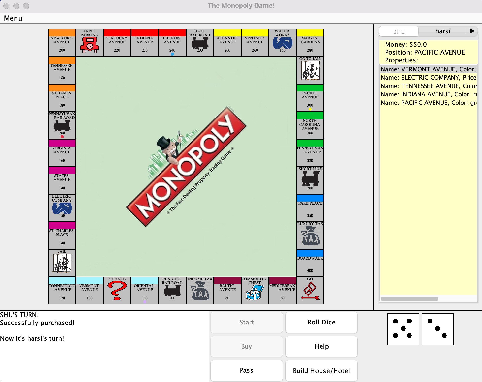 Github Shuvaethyneillmonopoly Java Based Version Of The Game Monopoly That Follows The Mvc