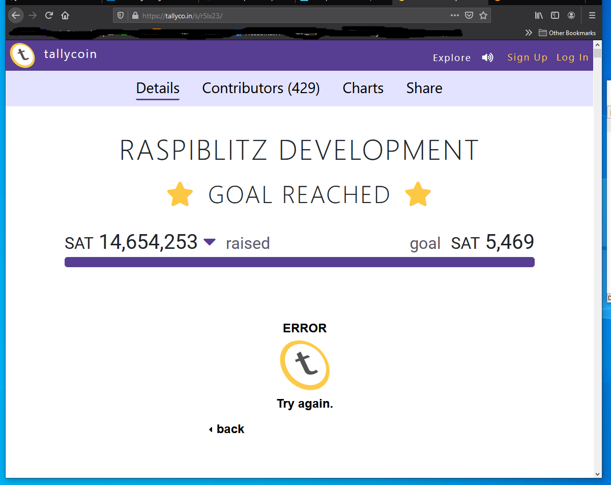 Donation page error · Issue #2241 · raspiblitz/raspiblitz · GitHub
