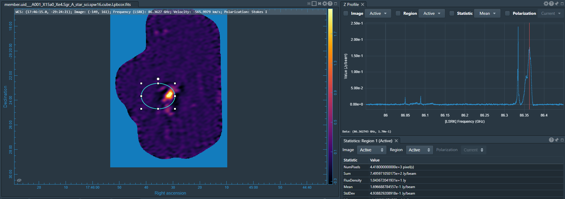Execution Block ID uid://A001/X15a0/Xe4 Sgr_A_st_l_03_7M · Issue #153 · ACES-CMZ/reduction_ACES ...