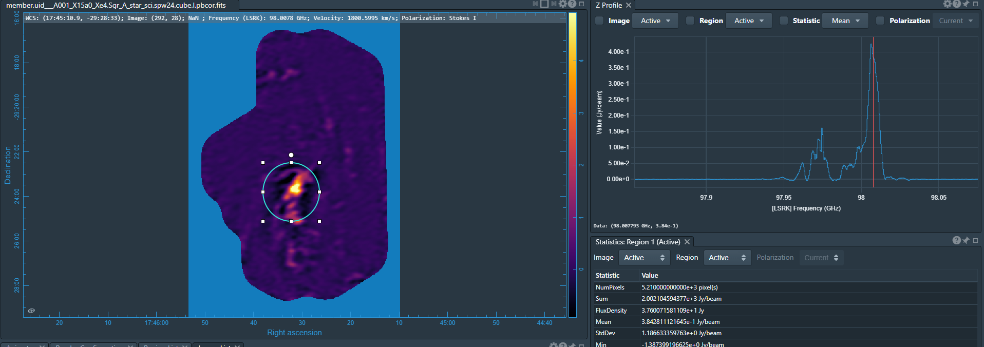 Execution Block ID uid://A001/X15a0/Xe4 Sgr_A_st_l_03_7M · Issue #153 · ACES-CMZ/reduction_ACES ...